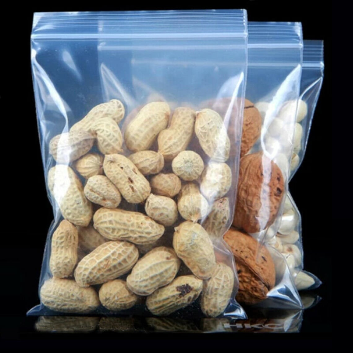 100 Clear Reclosable Zip Lock Plastic Ziplock Bags Poly - Etsy