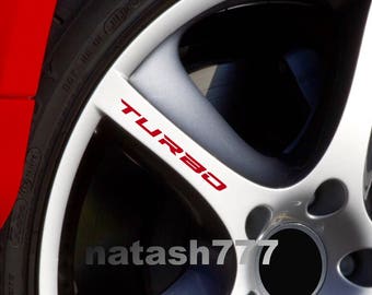 RACING Vinyl Decal Sticker Wheels Rims Sport Auto Performance | Etsy