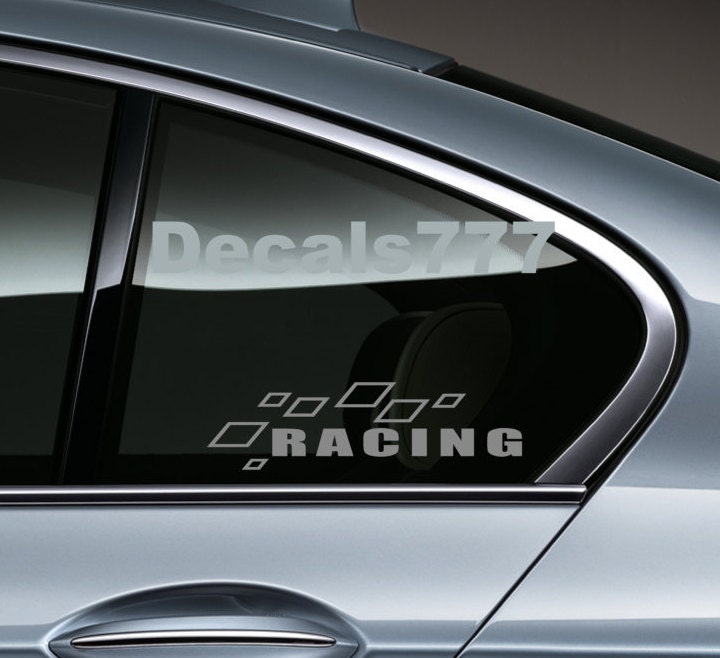 Racing Sport Car Truck SUV Window Vinyl Decal Sticker Emblem - Etsy