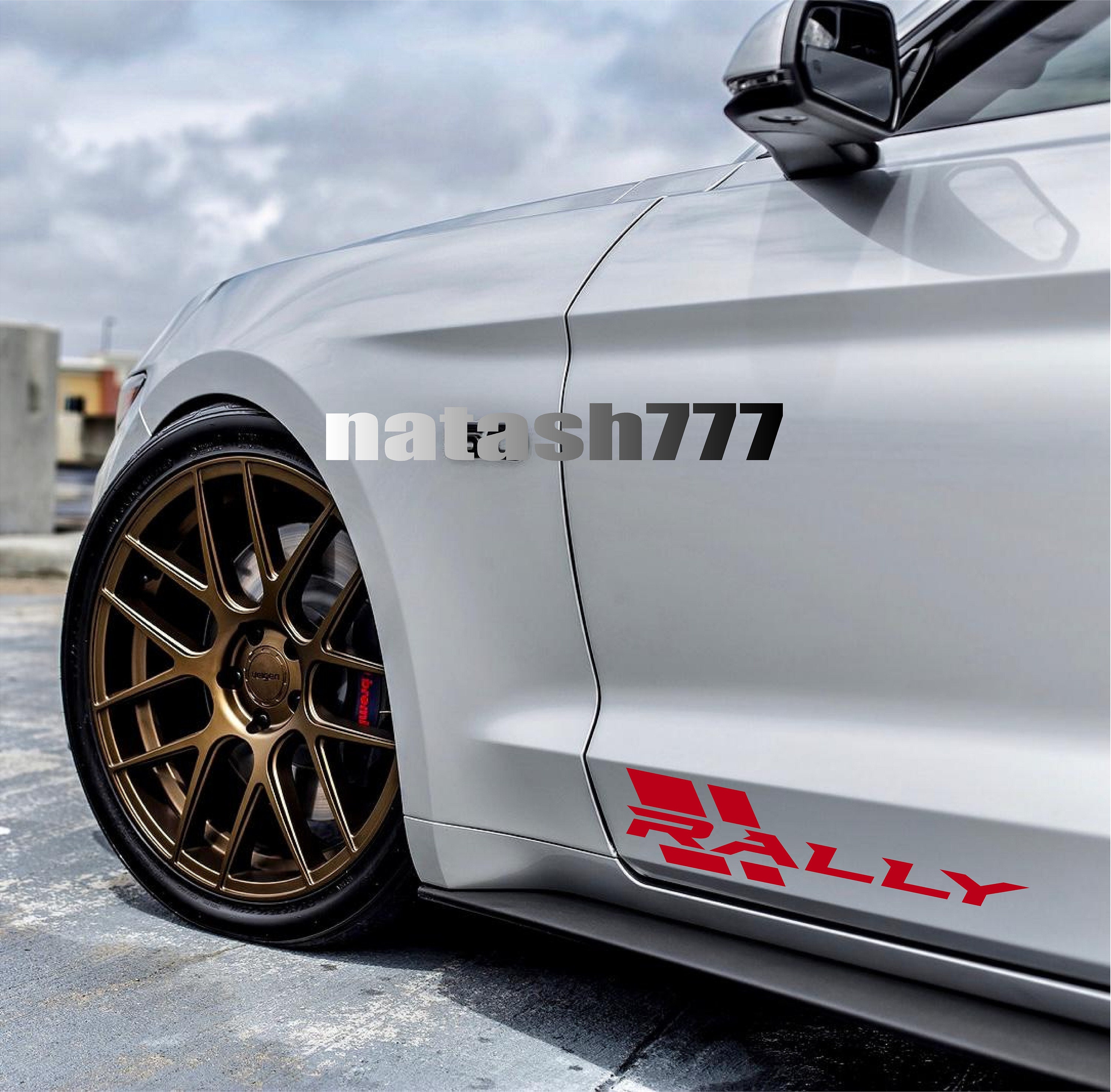 RALLY Vinyl Decal Sticker Racing Motorsport Performance Sport | Etsy