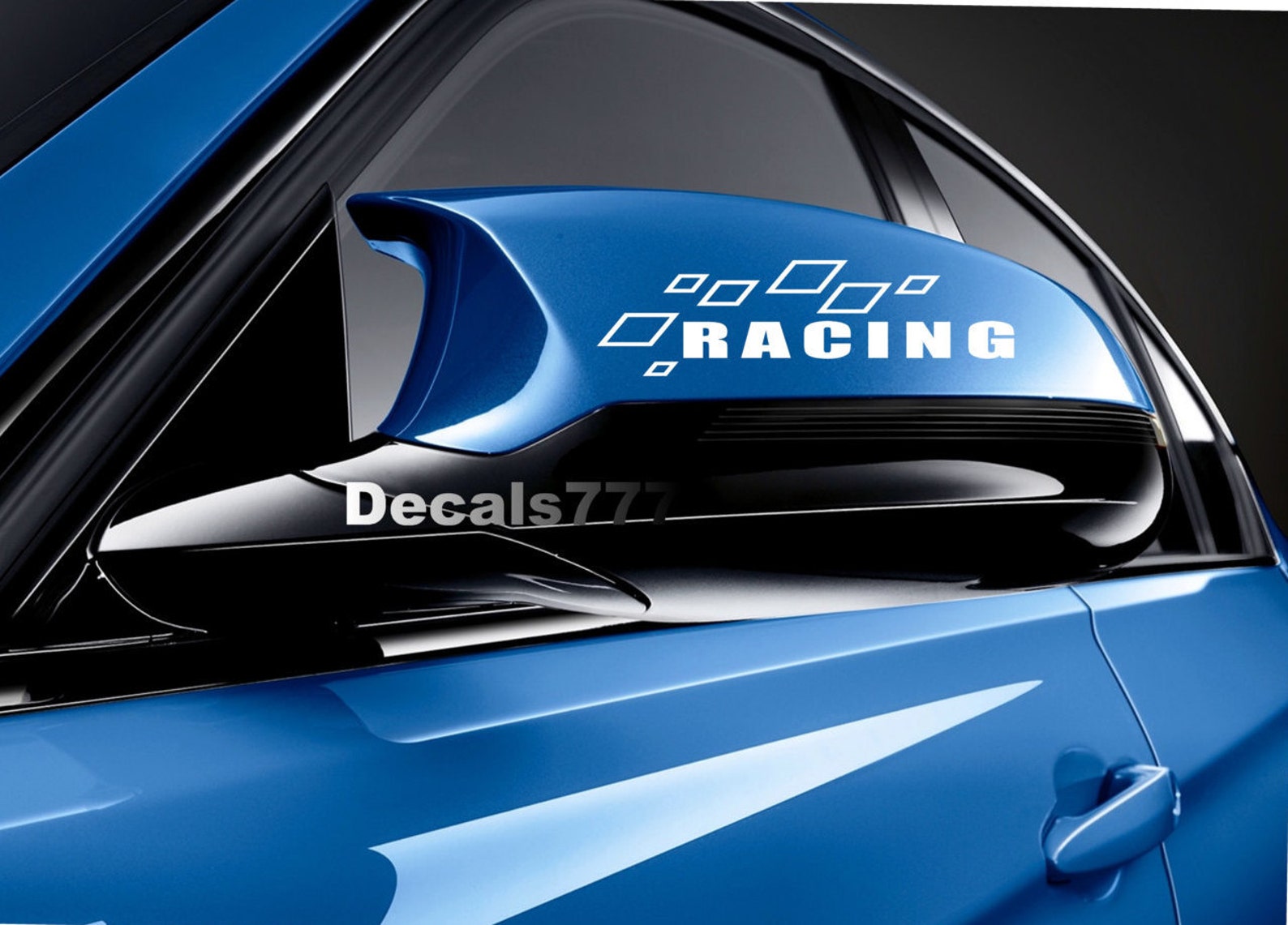 Racing Sport Car Truck SUV Mirror Cover Vinyl Decal Sticker | Etsy