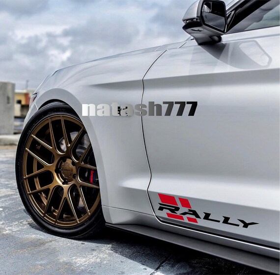 RALLY Vinyl Decal Sticker Racing Motorsport Performance Sport | Etsy