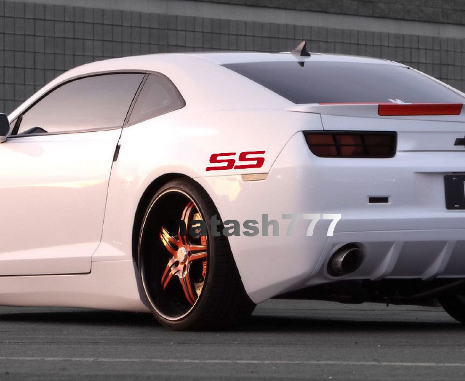 SS CHEVROLET CAMARO Racing Sport Car Vinyl Decal Sticker - Etsy