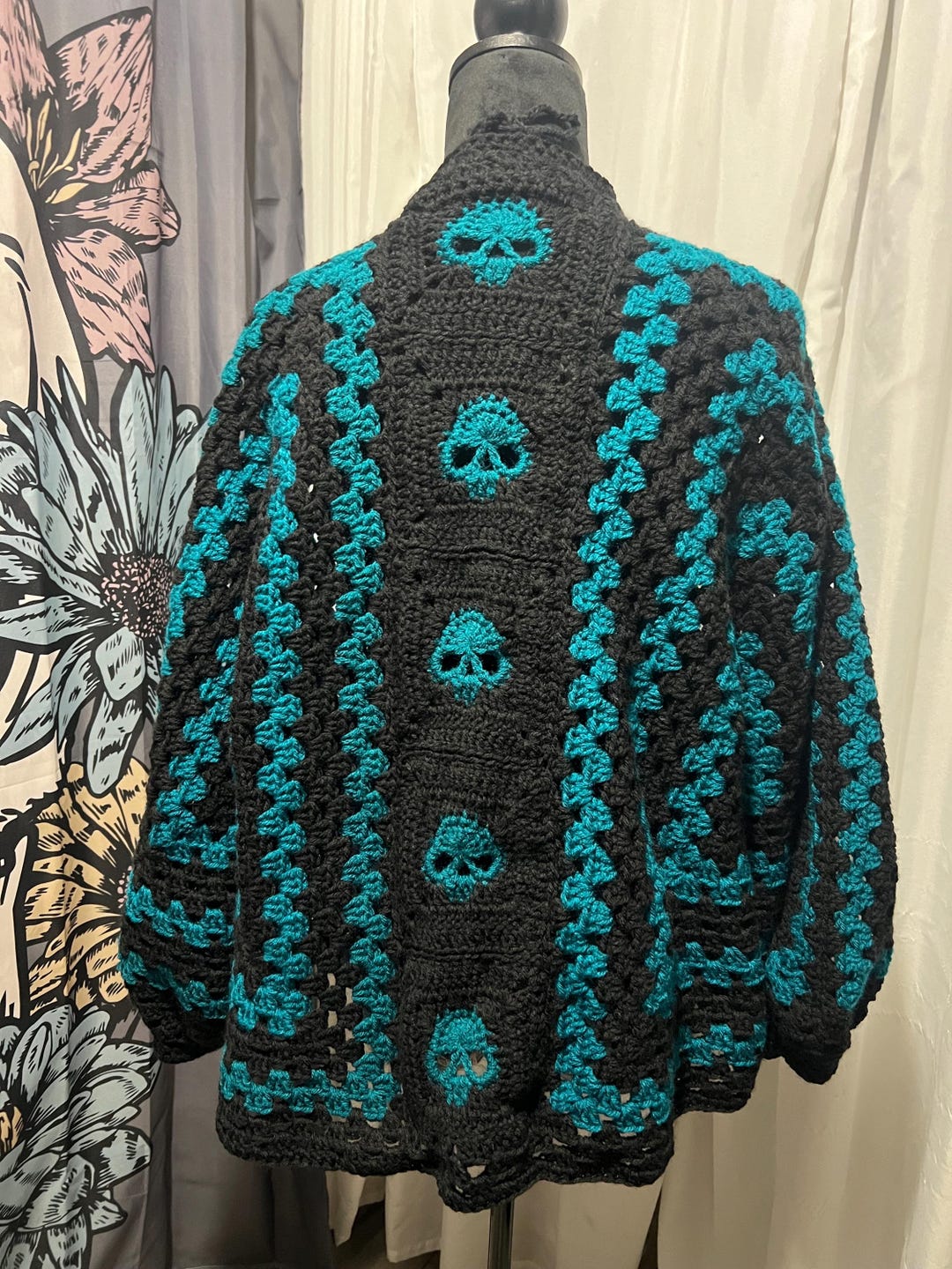 Custom Oversized Hexagon Cardigan - Etsy