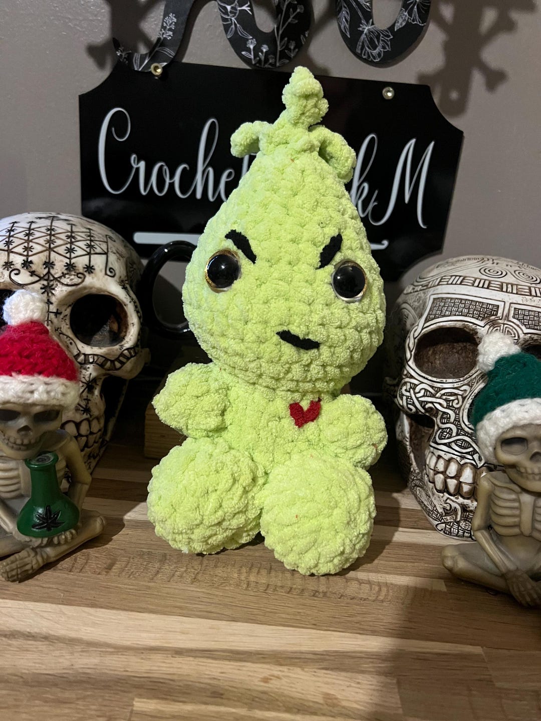 Baby Grinch Stuffie Plushie - Etsy