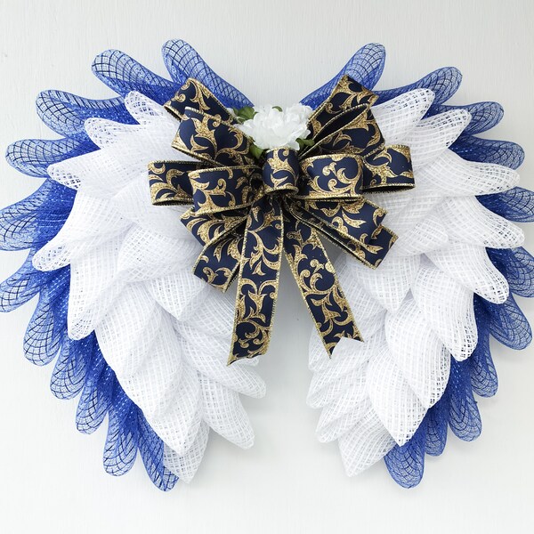 Pink Angel Wings Wreath - Etsy