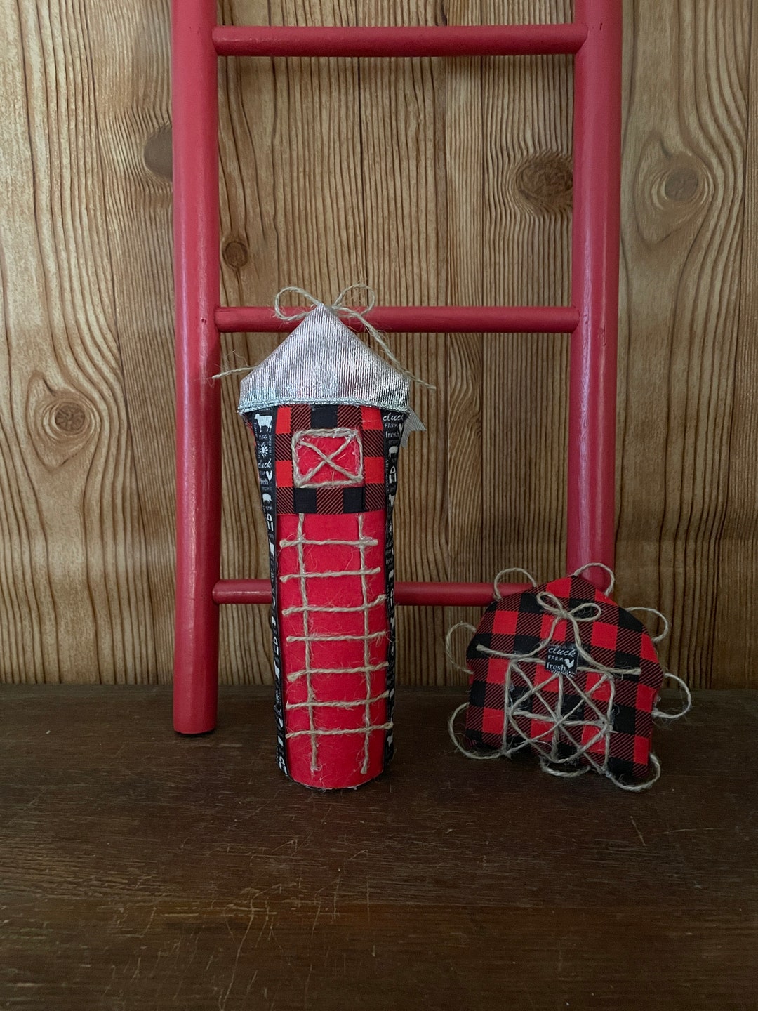 Silo Farmhouse Tiered Tray Decoration / Gift - Etsy