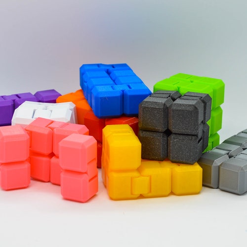 3D Printed High Quality TIK TOK Infinity Cube Fidget Toy - Etsy