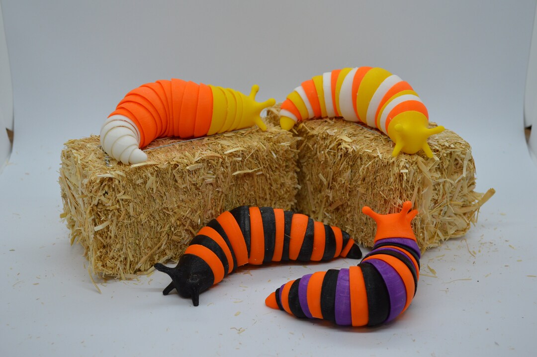 Halloween 3D Printed Fidget Slugs - Etsy