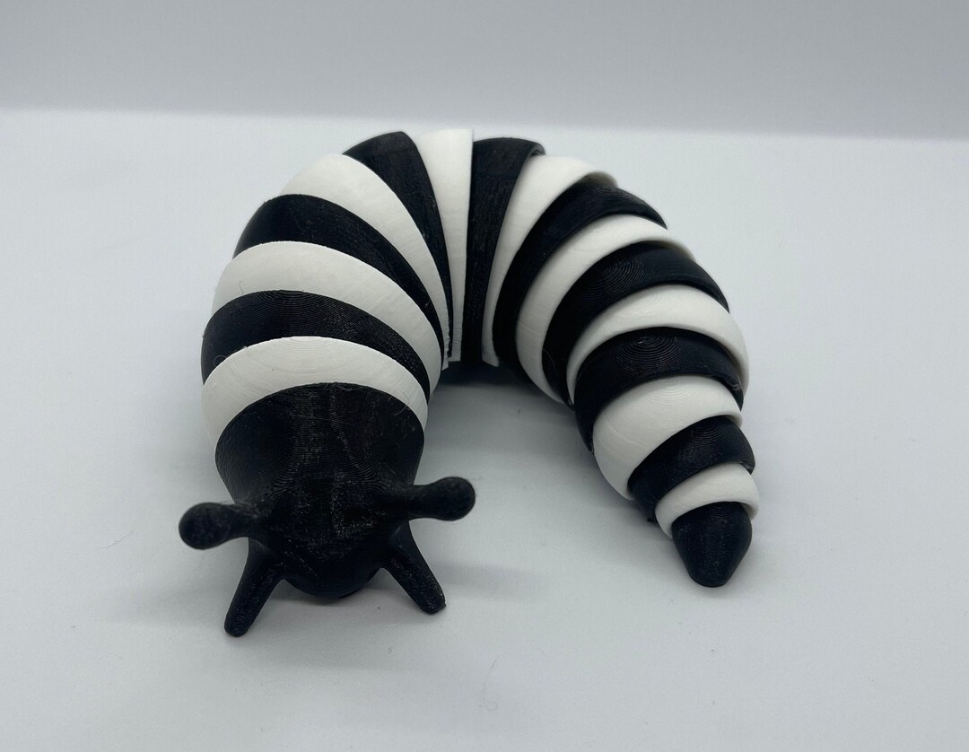 Zebra Slug 3D Printed - Etsy