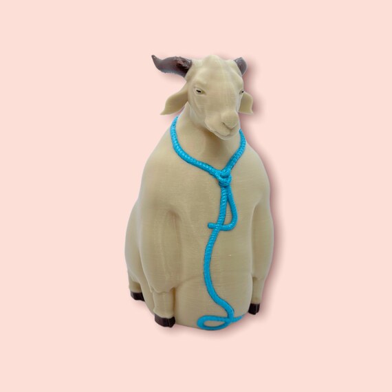 3D Printed Goat Figurine Painted Limited Batch - Etsy