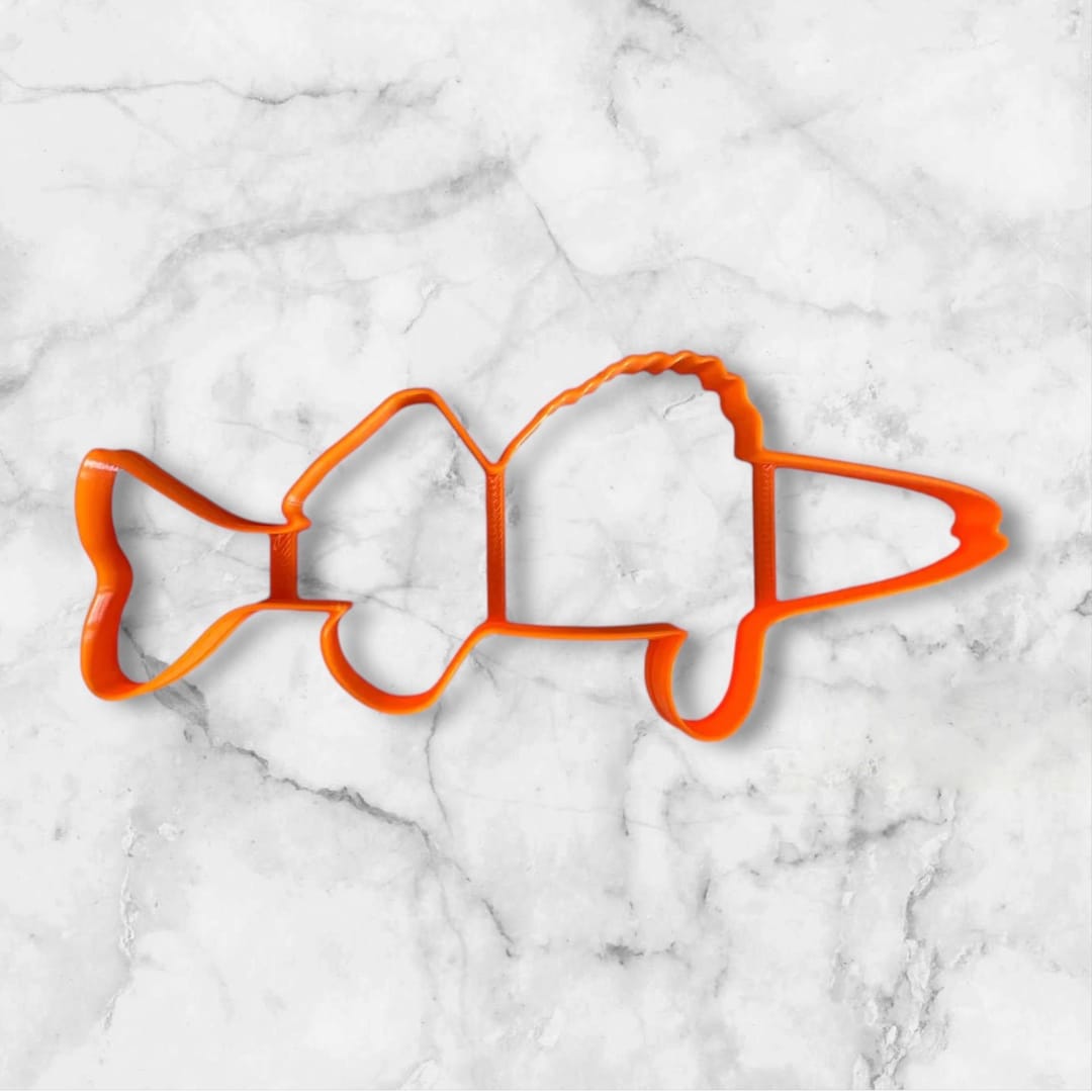 Walleye Fish Outline Cookie Cutter - Fast Shipping - Sharp Edges ...