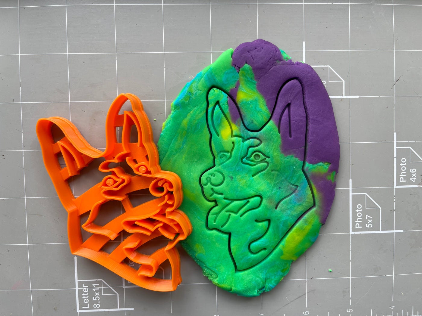 German Shepherd Cookie Cutter Fast Shipping Sharp Edges - Etsy