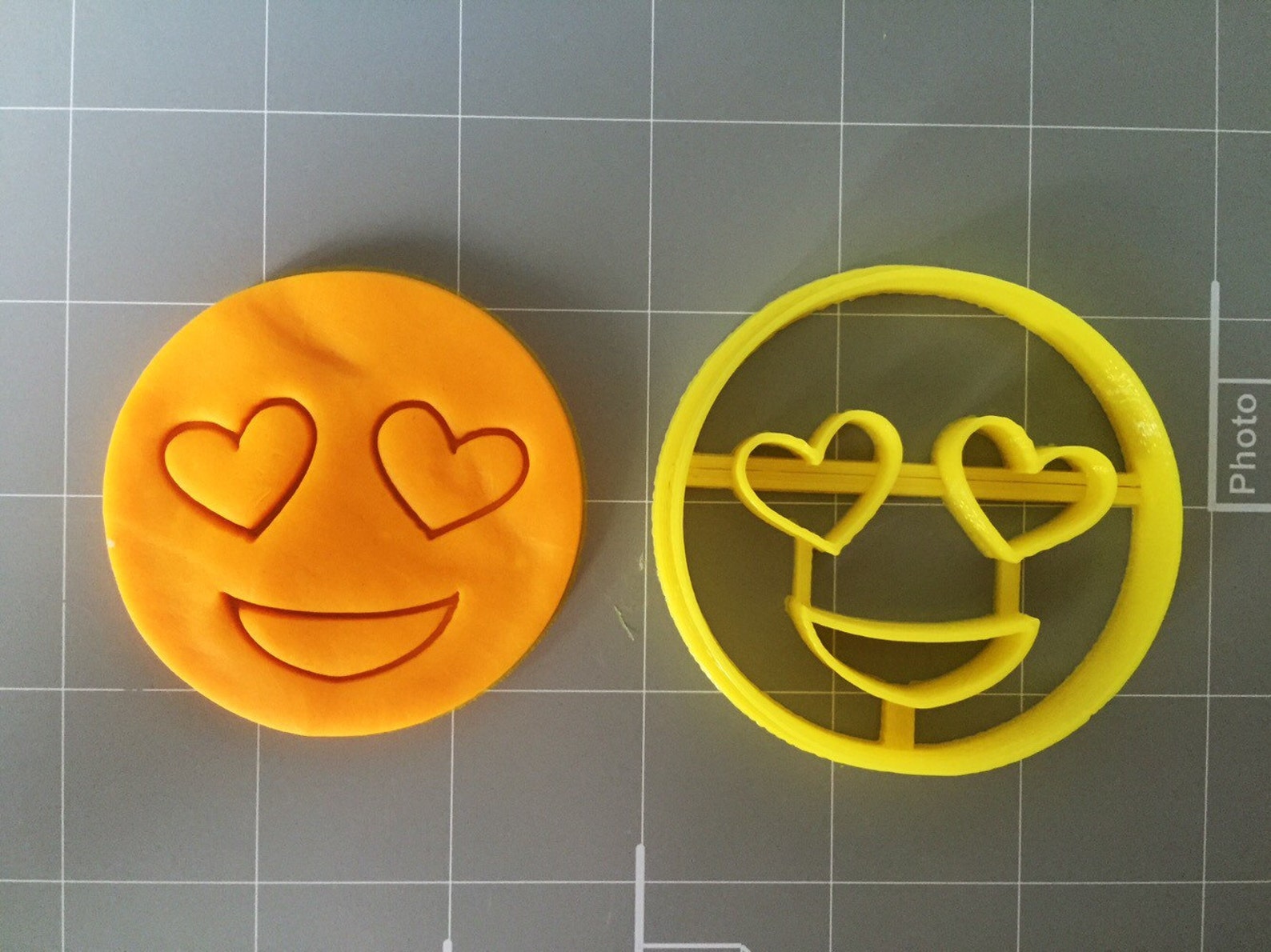 Emoji Love Face Cookie Cutter- Fast Shipping - Sharp Edges ...