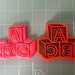 ABC Baby Letter Blocks Cookie Cutter- Fast Shipping - Sharp Edges ...