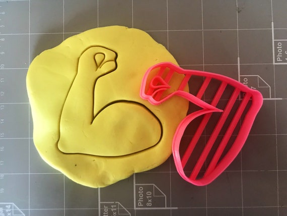 Muscle/arm Cookie Cutter Fast Shipping Sharp Edges | Etsy