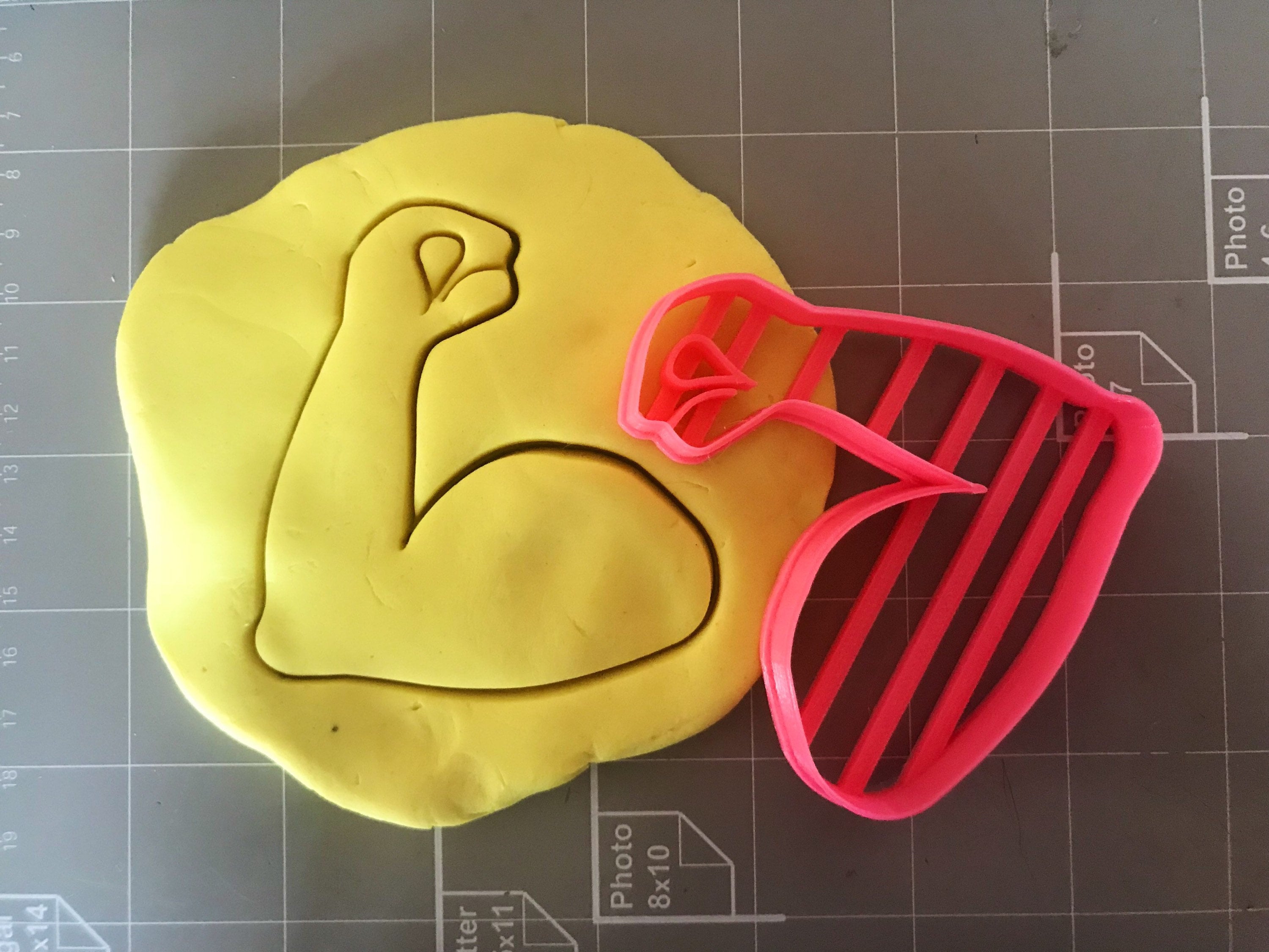 Muscle/arm Cookie Cutter Fast Shipping Sharp Edges | Etsy