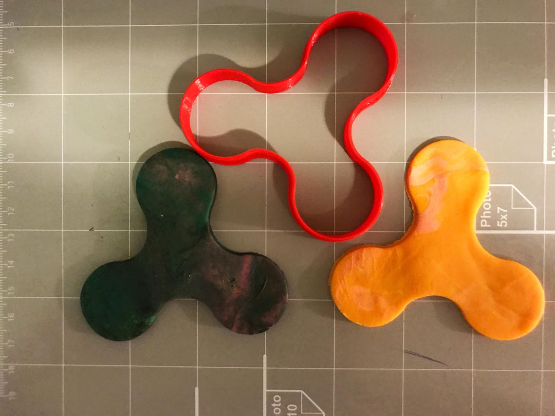 Fidget Spinner Cookie Cutter- Fast Shipping - Sharp Edges - Exceptional ...