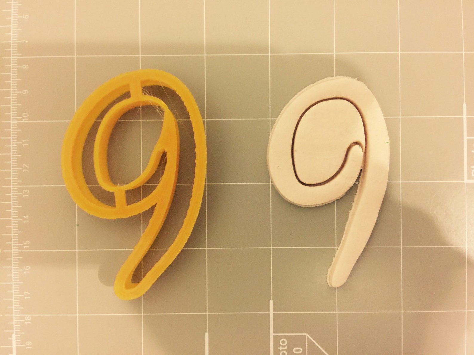 Number Nine in Comic Font Cookie Cutter Fast Shipping Sharp - Etsy