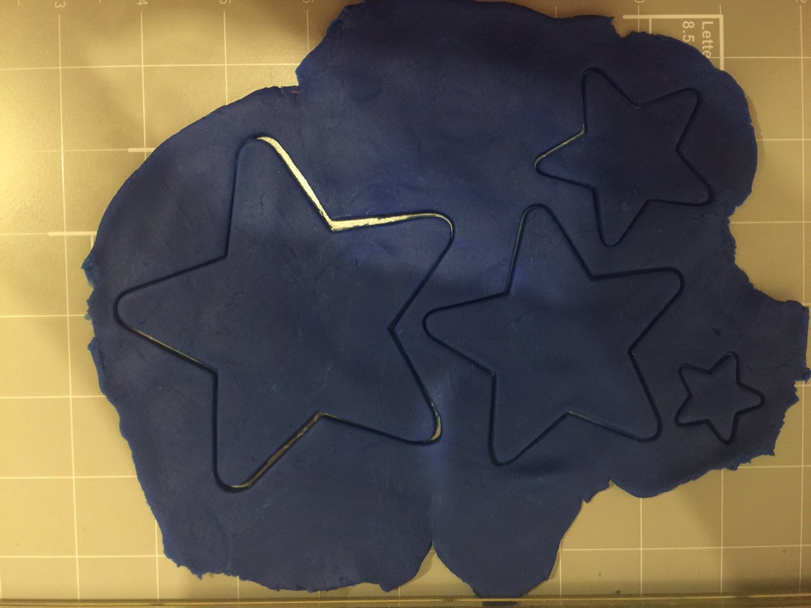 Star Cookie Cutter - Choose Your Own Size- Fast Shipping - Sharp Edges ...