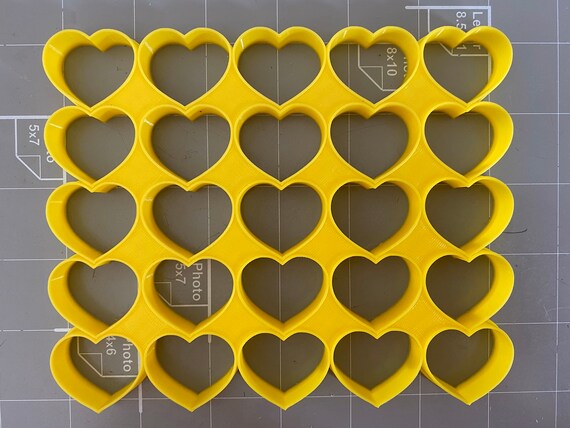 25x 1 Size Heart Multi Cookie Cutter Fast Shipping | Etsy