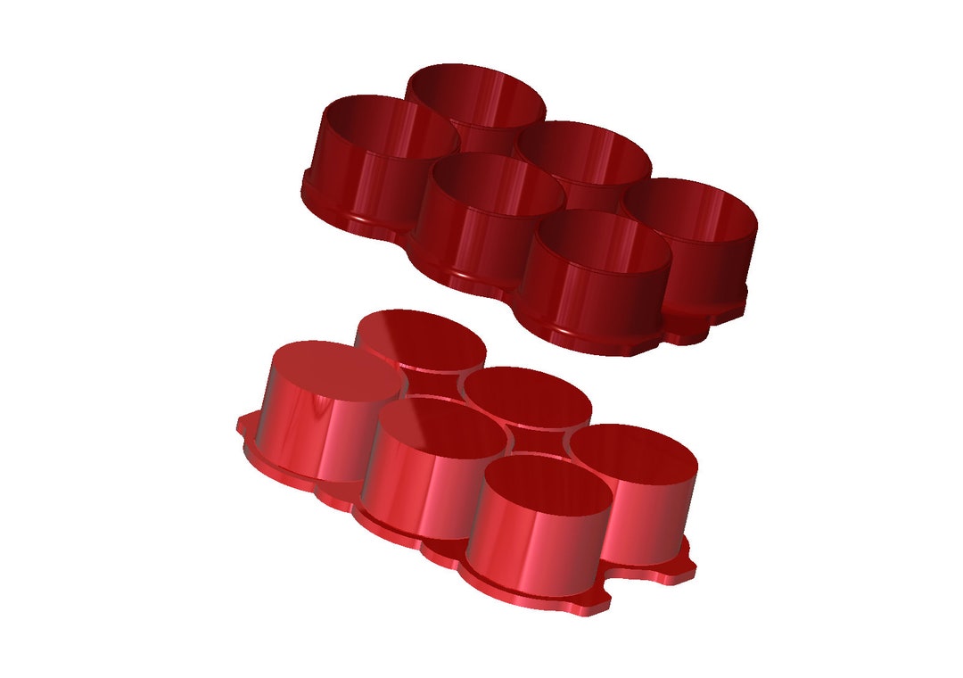 Disk Shape Cake Pops Multi Cutter With Full Pusher 1.5in X 6 Circles ...
