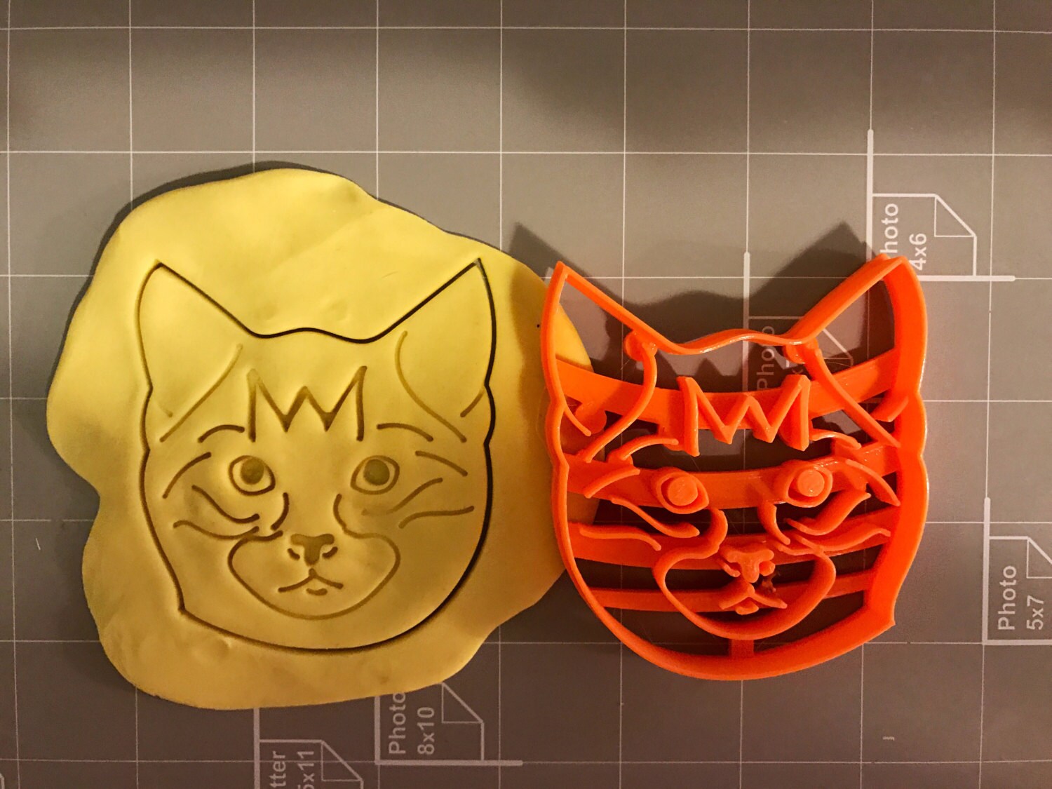 Cat Face Cookie Cutter Fast Shipping Sharp Edges | Etsy