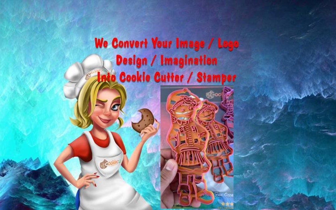 Custom Cookie Cutter Design Based on Your Sketch, Picture, Logo, or ...