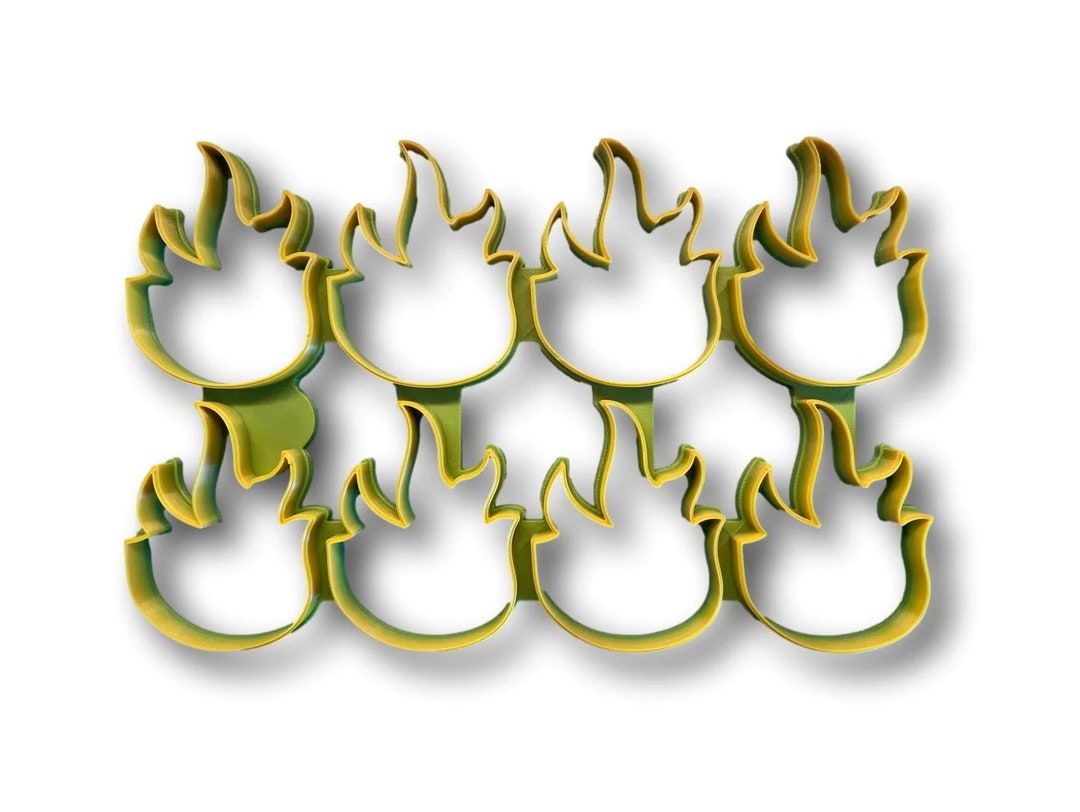 Fire Flame Multi Cutter ( 3”x8 Fire Flames ) - Fast Shipping - Sharp ...