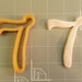 Number Zero to Nine All Numbers in Comic Font Cookie Cutter - Etsy