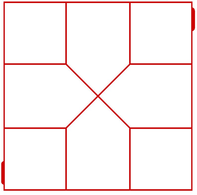 Concrete Walkway Path Maker - 16"x16"x1.55" Concrete Mold With 8 Grid ...