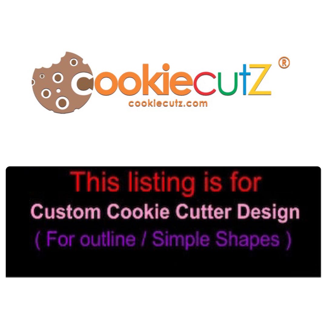Custom Outline / or Simple Shape Cookie Cutter Design Based on Your ...