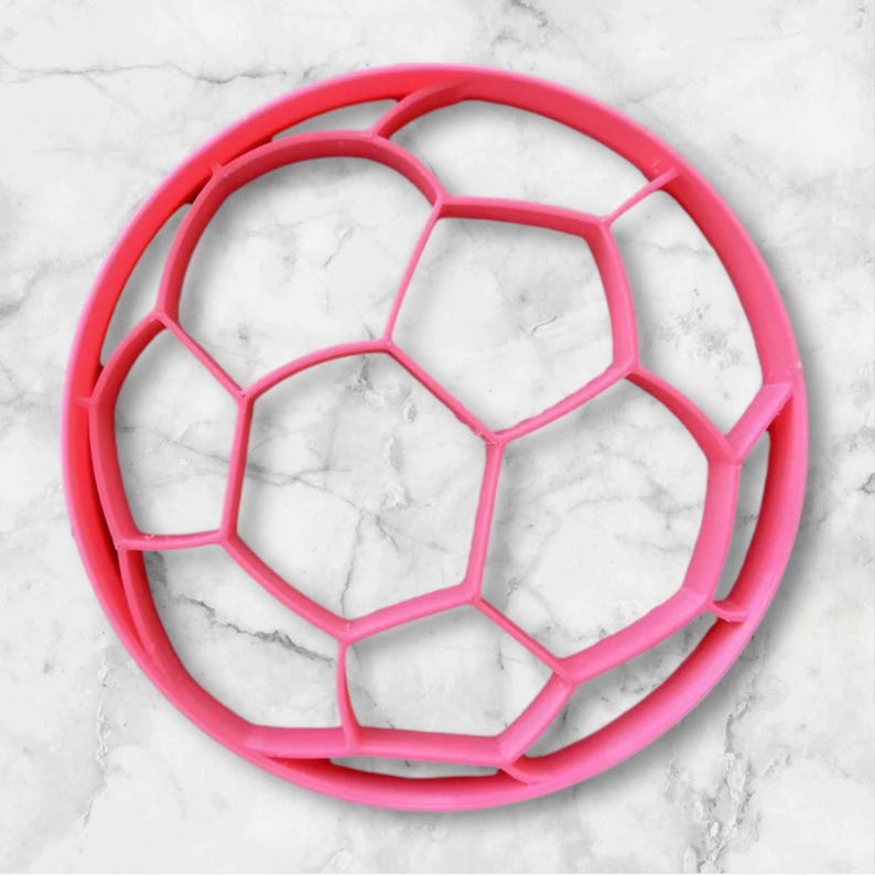 Soccer Ball Cookie Cutter- Fast Shipping - Sharp Edges - Exceptional ...