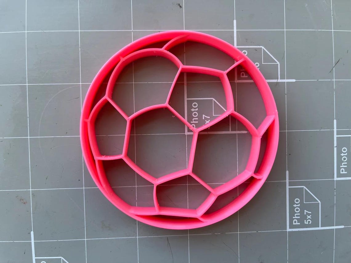 Soccer Ball Cookie Cutter- Fast Shipping - Sharp Edges - Exceptional ...