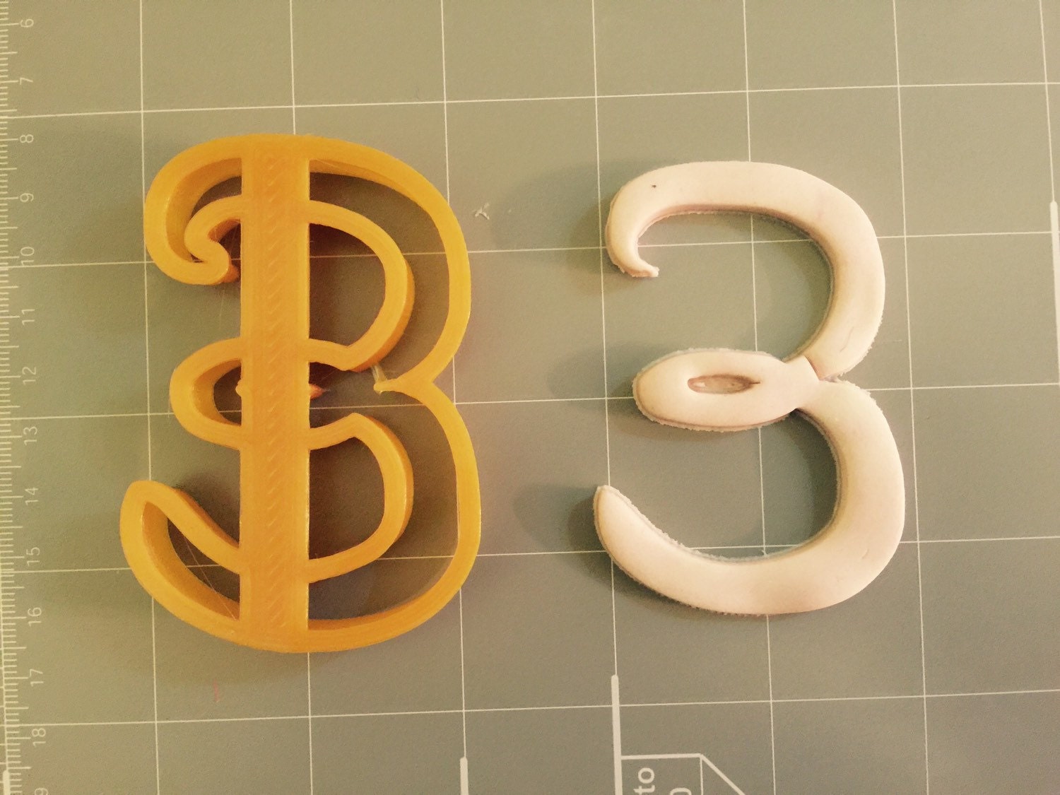 Number Three in Comic Font Cookie Cutter Fast Shipping - Etsy