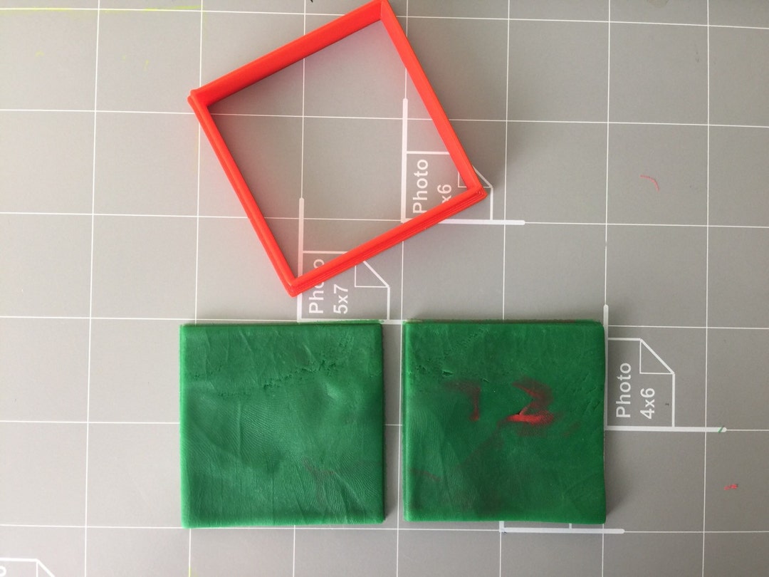 Square Shape Cookie Cutter - Choose Your Own Size- Fast Shipping ...