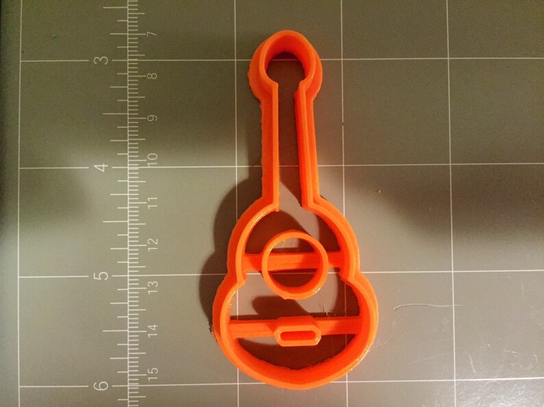 Guitar Cookie Cutter 2 Fast Shipping Sharp Edges | Etsy