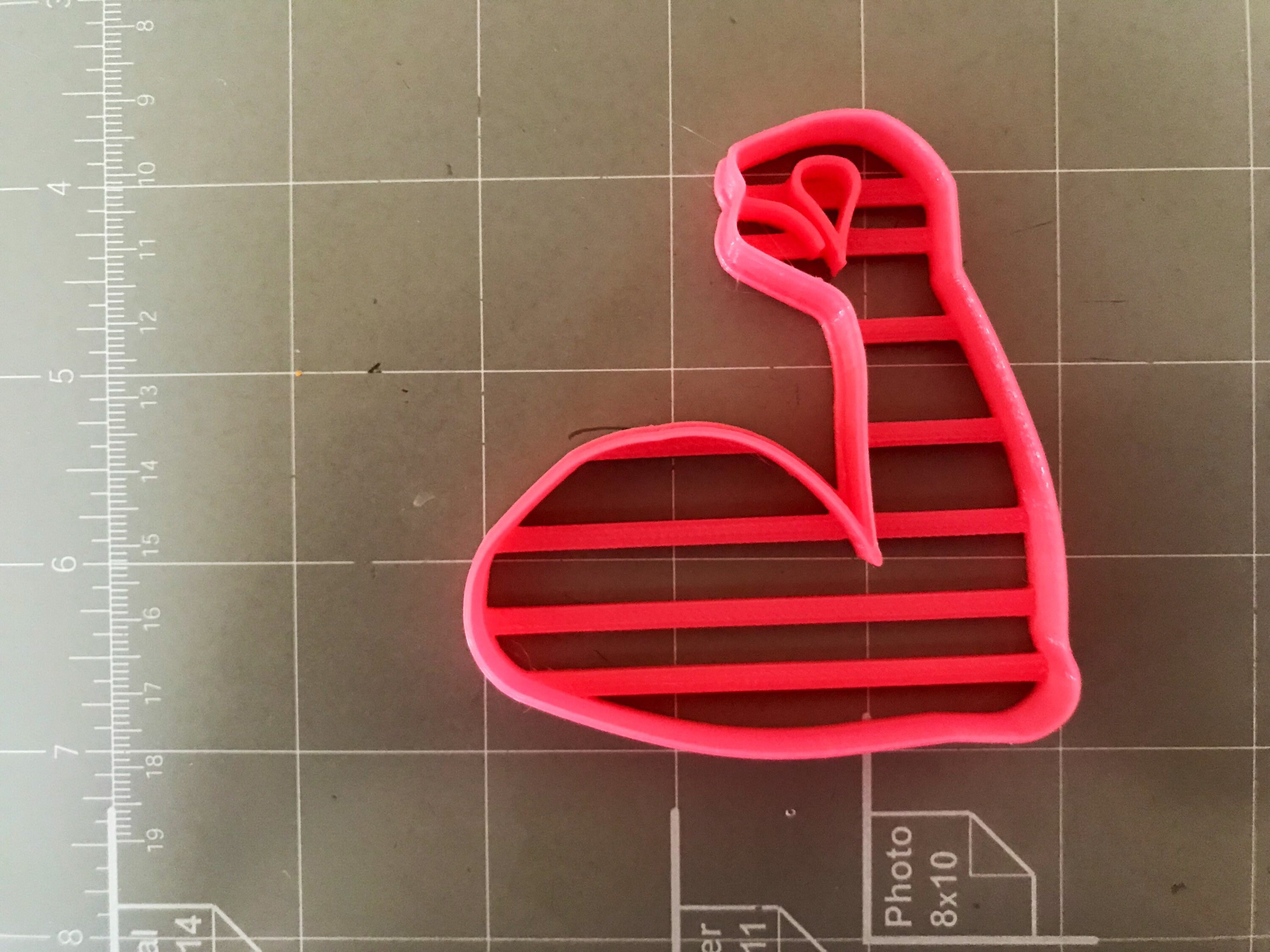 Muscle/arm Cookie Cutter Fast Shipping Sharp Edges | Etsy