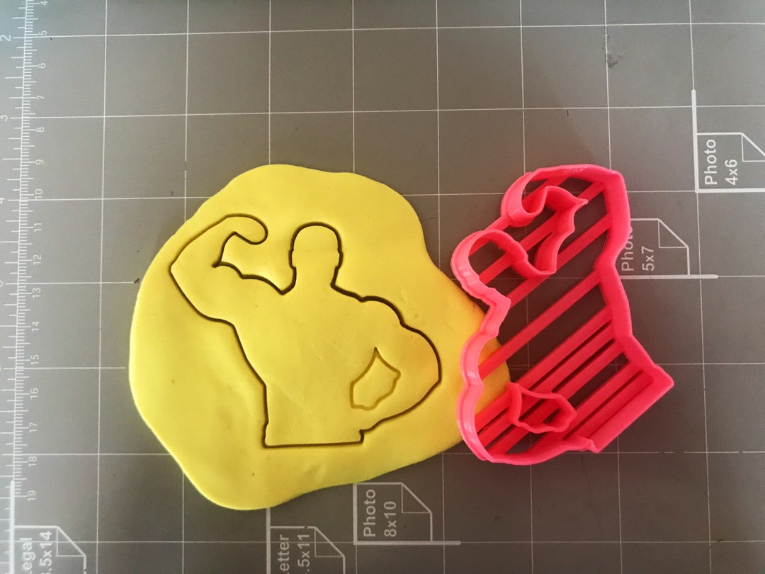 Bodybuilder Cookie Cutter- Fast Shipping - Sharp Edges - Exceptional ...