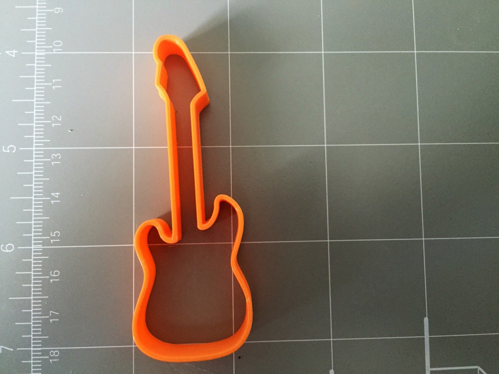 Guitar Cookie Cutter Fast Shipping Sharp Edges | Etsy