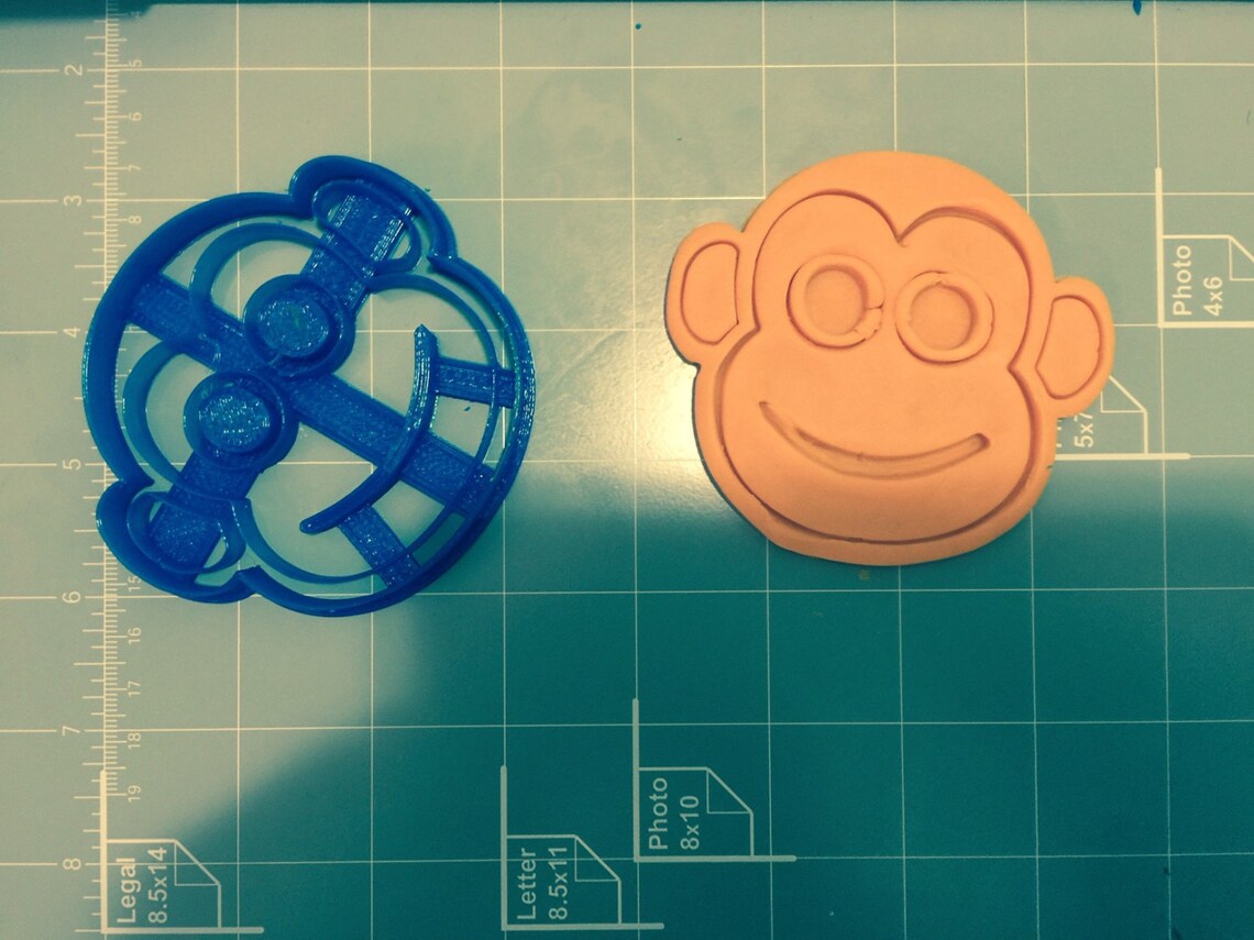 Monkey Cookie Cutter - Animal Cookie Cutter- Fast Shipping - Sharp ...