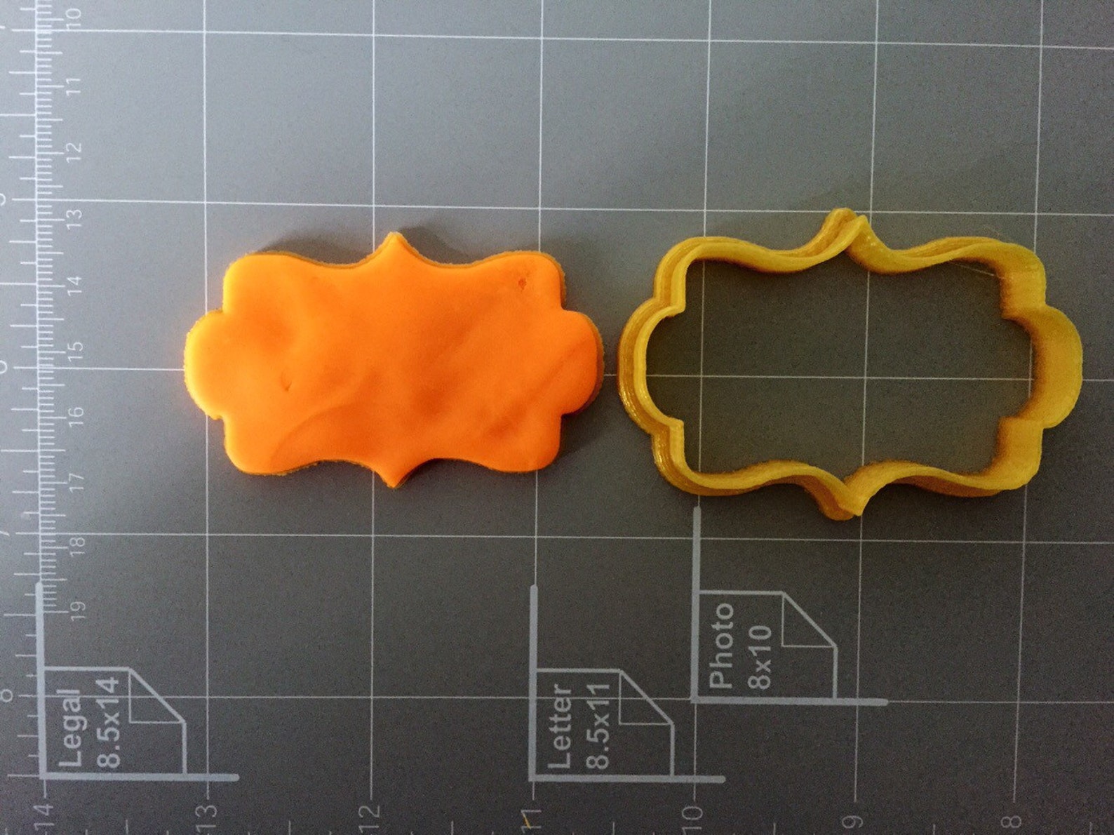 Plaque shape 2 Cookie Cutter Fast Shipping Sharp Edges | Etsy