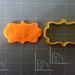 Plaque Shape 2 Cookie Cutter Fast Shipping Sharp Edges - Etsy