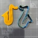 Saxophone Cookie Cutter Fast Shipping Sharp Edges - Etsy