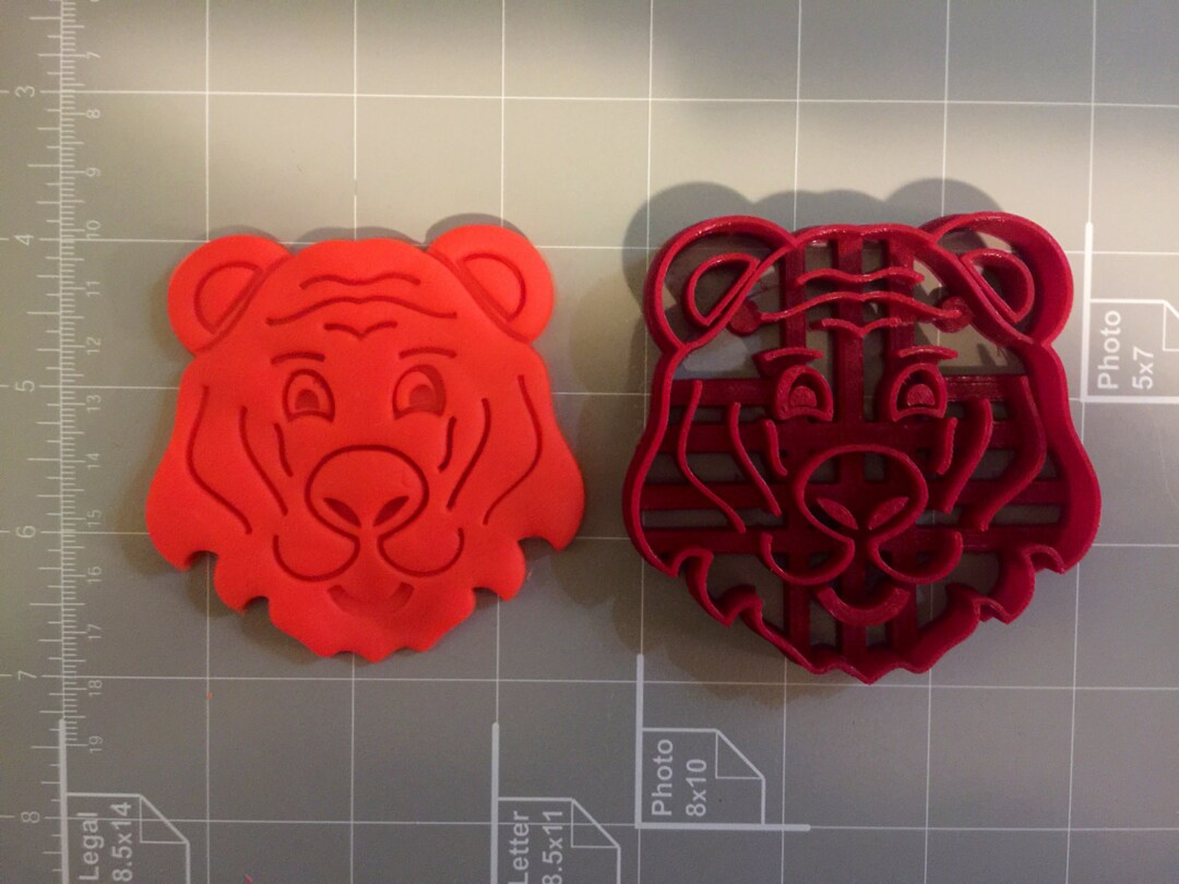 Tiger Cookie Cutter Fast Shipping Sharp Edges Exceptional - Etsy