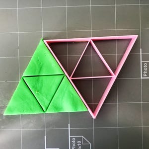 Fractal Triangle Cookie Cutter- Fast Shipping - Sharp Edges ...