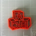 ABC Baby Letter Blocks Cookie Cutter Fast Shipping Sharp - Etsy