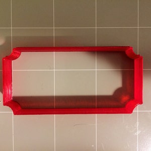 Sticker Cookie Cutter - Raffle Ticket Cookie Cutter- Fast Shipping ...