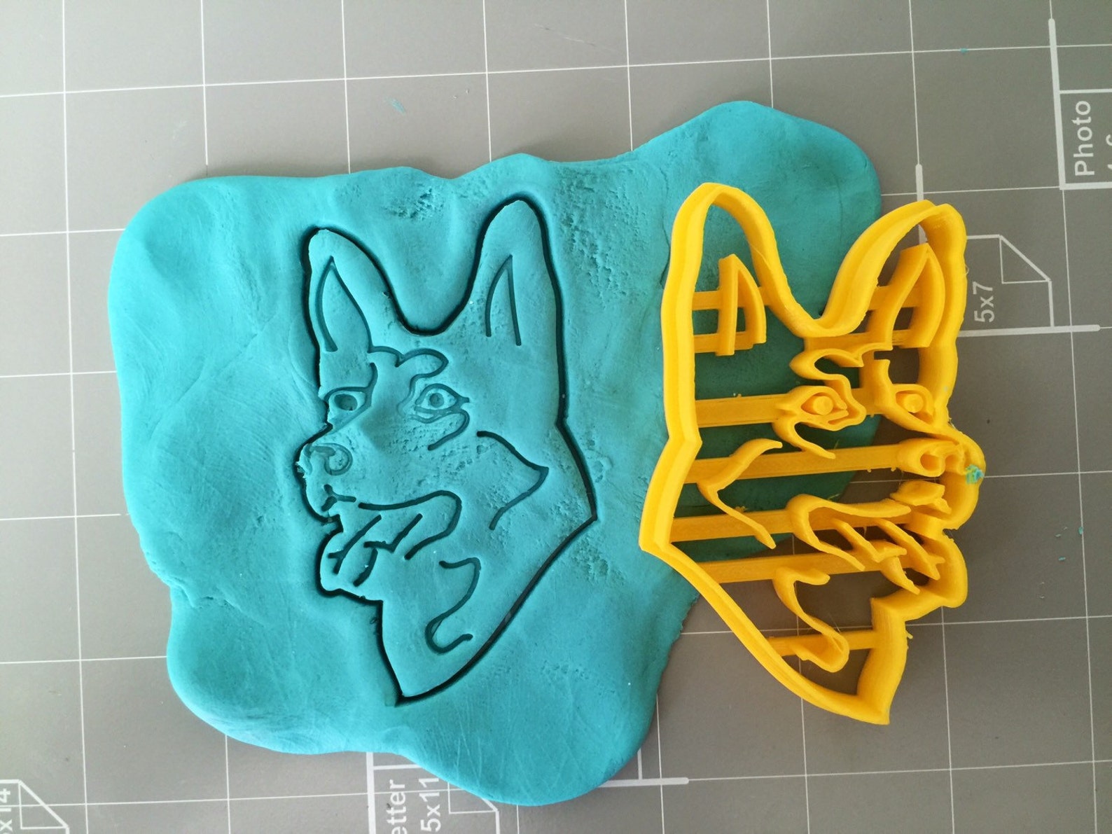 German Shepherd Cookie Cutter Fast Shipping Sharp Edges | Etsy