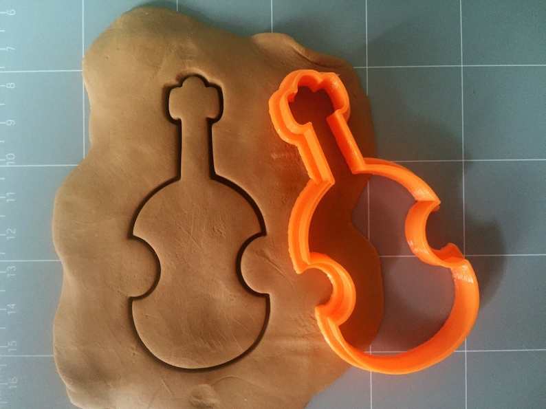 Violin Cookie Cutter Fast Shipping Sharp Edges | Etsy